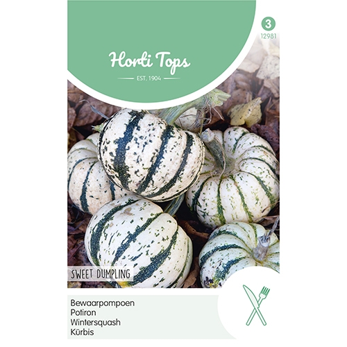 Horti Tops Bewaar pompoen Sweet Dumpling (wintersquash) | De Boet