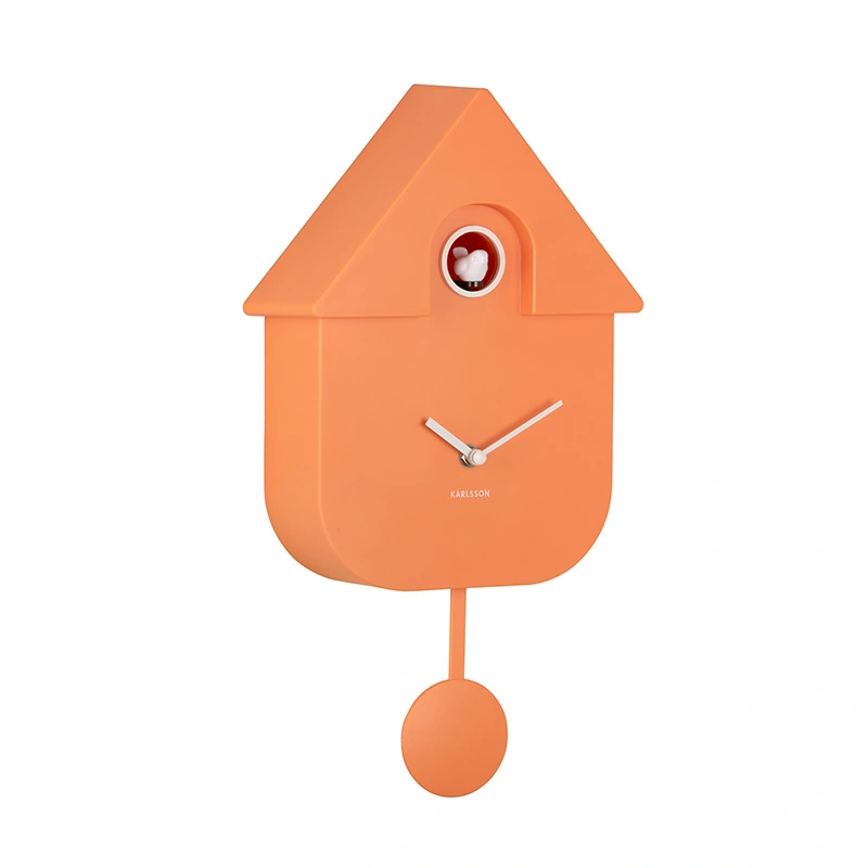 Karlsson Koekoeksklok Modern Cuckoo - Bright Orange