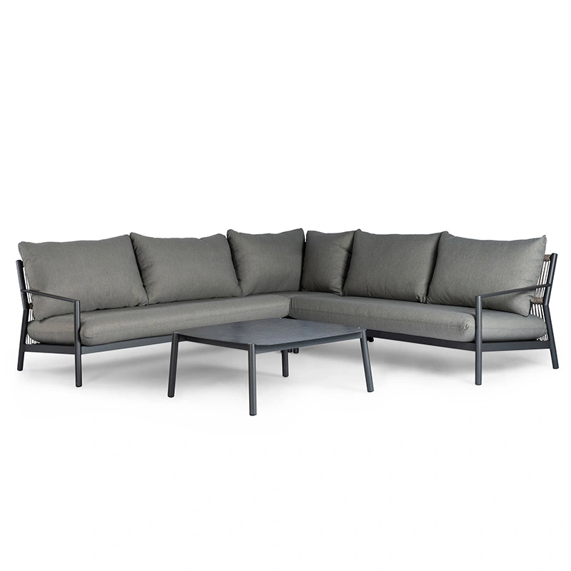 Tierra Outdoor Monti Loungeset - Charcoal | De Boet