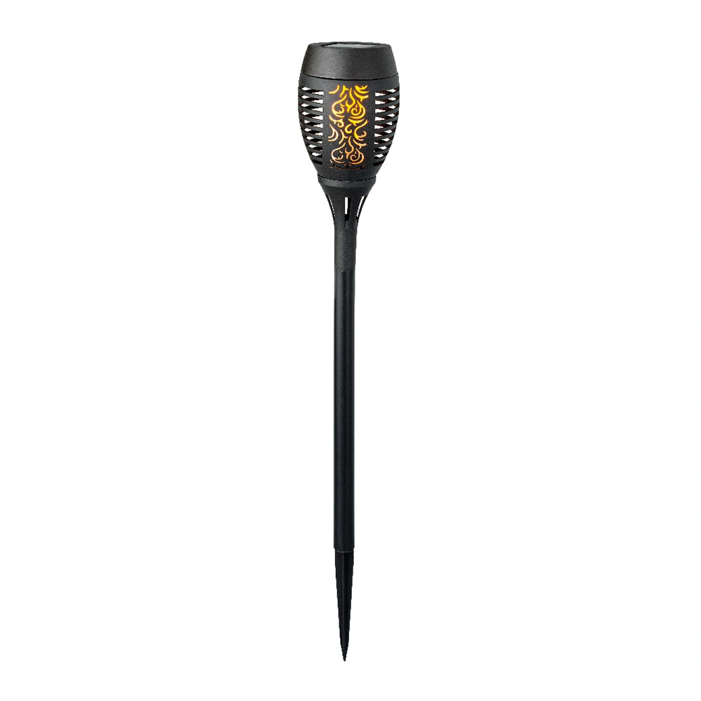 Solar Fakkel Vlameffect Zwart - 10x49 cm | Tuincentrum De Boet